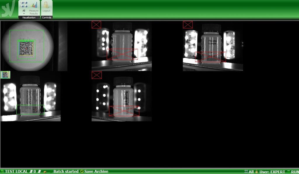 Helper code Print and check round containers: Track 360